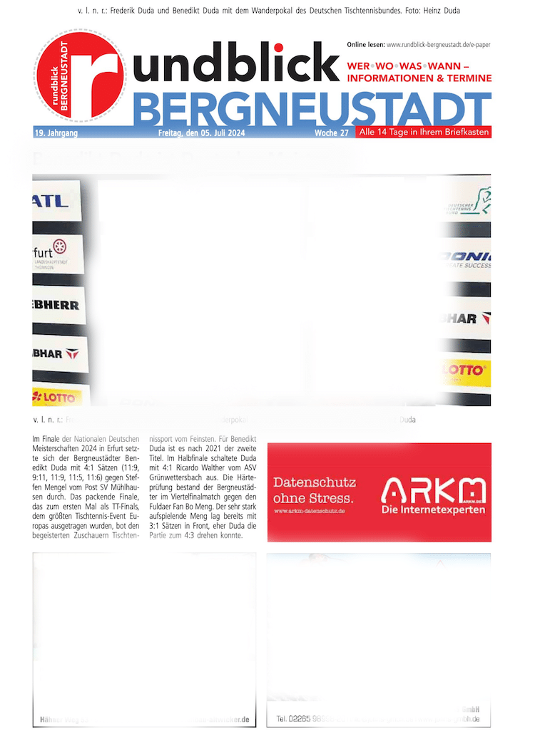 Crossmedia – Kampagne Bergneustadt